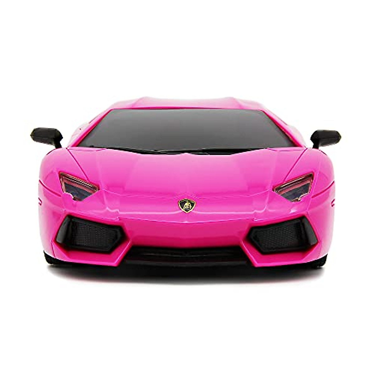 CMJ RC Cars Lamborghini LP700-4 Remote Control RC Car Officially Licensed 1:24 Scale Working Lights 2.4Ghz. Great Kids Play Toy Auto (Pink)
