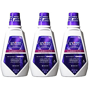 Crest 3D White Multi-Care Whitening Rinse, Glamorous White, Fresh Mint-32 oz, 946 milliter