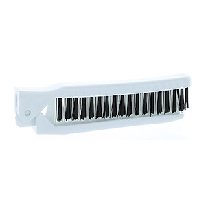 Folding Compact Travel Pocket HAIR BRUSH/COMB, 1 Red 1 White by Le Salon