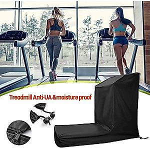 Rilime Treadmill Cover, Waterproof Running Machine Protective Cover, Dustproof Treadmill Covers with Zipper for Home Gym Indoor Outdoor(81”L x 37”W x 67”H)