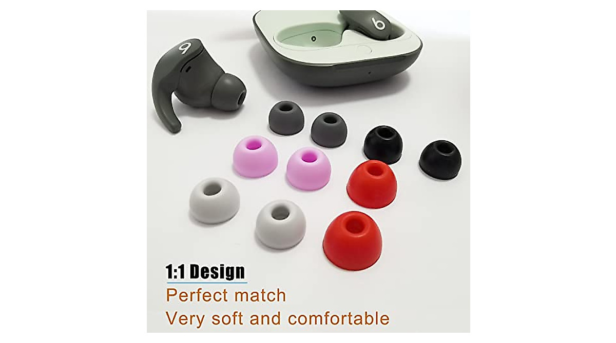 Silicone Ear Tips for Beats Fit Pro & Studio Buds - 6 Pairs