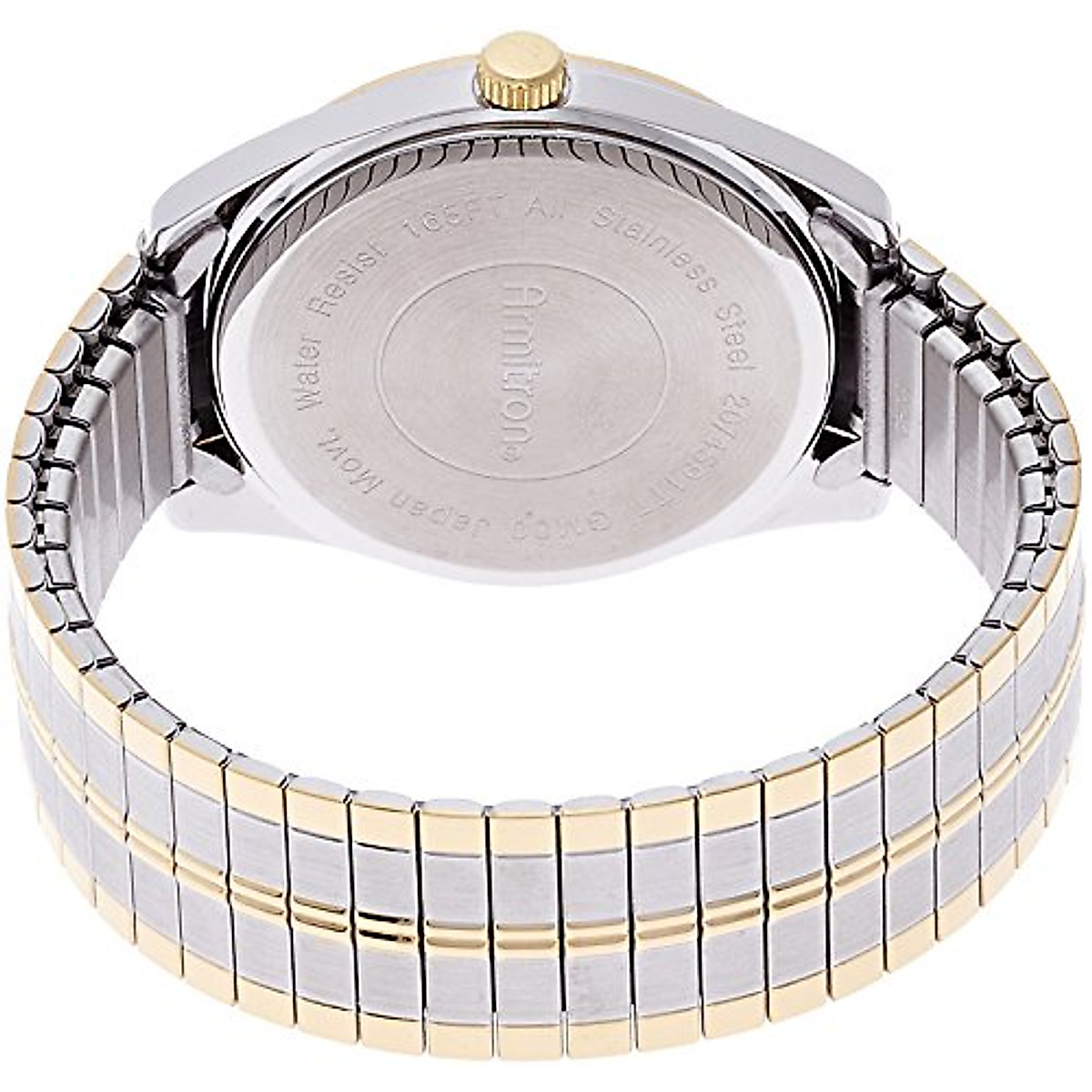Armitron Men's 204591GYTT Two-Tone Expansion Band Dress Watch