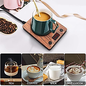 SEALON Coffee Mug Warmer for Desk - Electric Milk Tea Cocoa Beverage Coffee Cup Warmer Plate for Office Home Use with Auto Shut Off…