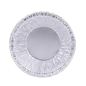 Yesland 500 Pack Aluminum Foil Egg Tart Molds, 2.8 Inch Disposable Pie Tins Pans and Tinfoil Cupcake Circular Baking Cup for Baking, Making Tarts, Quiche Pie, Caramel Pudding