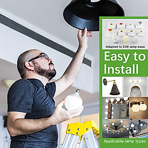 Jardhom LED Light Bulb,G120 Globe Bulb,15W (150W Equivalent) Globe Light Bulbs,Daylight 5000k Led Bulb,Non-Dimmable,E26 Base Large Decorative Lamp,1100 Lumer, for Indoor Room Lighting Globe Light