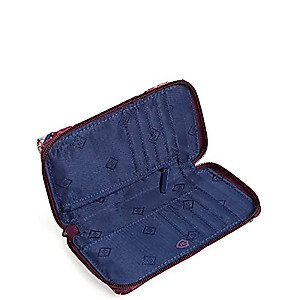 Vera Bradley Women's Cotton Smartphone Wristlet With RFID Protection, Paisley Jamboree - Recycled Cotton, One Size