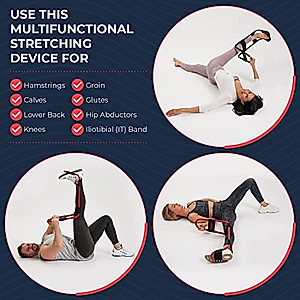 IdealStretch - The Original Hamstring, Lower Back & Calf Stretching Device - Ultimate Pain Relief & Deep Knee Extension Tool - Ideal Stretch Hamstring Stretcher Machine for Enhanced Flexibility