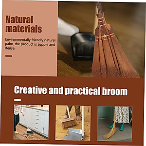 SHOWERORO 1Pc Creative Hand Made Broom and Dustpan for Children Educational Toy for Kids to Learn Housekeeping and Dust Removal