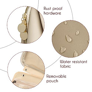 Chandelli Designer Travel Toiletry Bag With Hook - Fits 40 Toiletries - Large Toiletry Bag Hanging - Hanging Makeup Bag Travel Cosmetic Bag - Travel Gifts For Women - Bathroom Travel Bag For Women