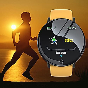 Smart Watch Answer/Make Calls, 119S Fashion Smart Sports Watches Slim Waterproof, Smartwatch That Can Call and Text, Android Smart Watch for iPhone Compatible, Heart Rate/Sleep Monitor Watch