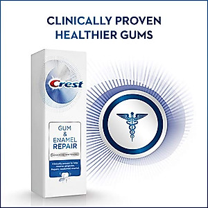 Crest Gum & Enamel Repair Toothpaste, Advanced Whitening, 4.1oz (Pack of 3) ( Packaging May Vary )