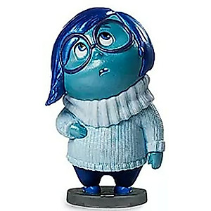 Inside Out Sadness 3" PVC Cake Topper Figure Figurine Collectible ~ NEW