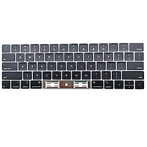 Replacement Keyboard Keycaps,Full Set of US Keycaps QWERTY Fit for MacBook Pro Retina 13" / 15" Model A1706 A1707 A1708 2016-2017 Year EMC 3071 EMC 3163 EMC 3072 EMC 3162 EMC 2978