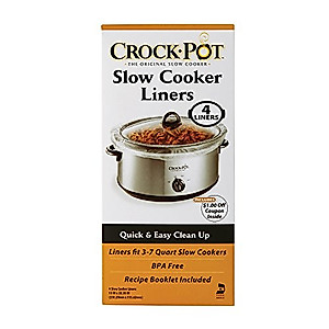 Crock Pot Slow Cooker Liners, 24 Liners (6 packs of 4 count)