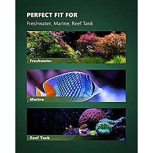 STAYGROW Arctic Series DC-6500 Aquarium Water Pumps, DC 24V 48W 1717 GPH (6500 L/H), Sine Wave Silent Powerful Controllable Submersible or External Return Pump for Fresh/Saltwater/Marine Tank Green