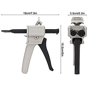 50ML AB Glue Gun, 7.5 x 2.3 x 6in Mixed Universal 1:1 and 2:1 Adhesive Application Handle Tool