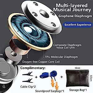 KNTARU Earplugs Earphones ，EarPlug Headphones for Work，Slack Off，Noise Suppression，Hearing Protection，Study，Sleep，Travel，Fitness，Construction site，Production line，Noisy Places