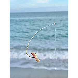 3 Pack 'Catch All' Double Drop Surf Fishing Rigs 40LB Mono - Surf/Pier/Beach Fishing