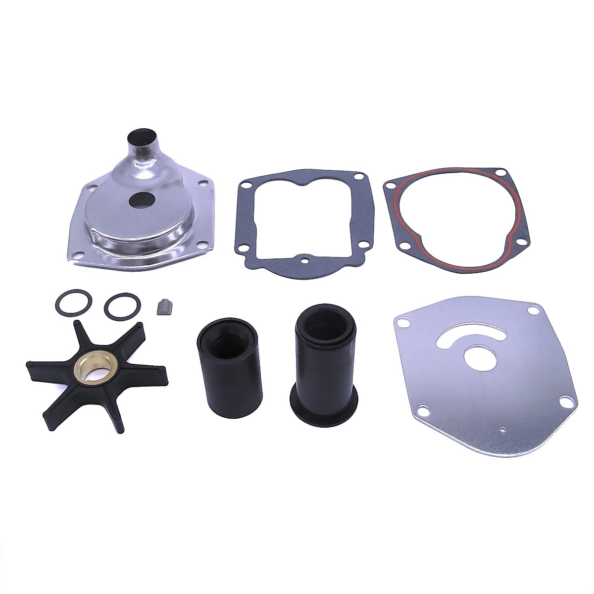 Boat Motor 821354A1 821354A2 3219 Water Pump Repair Kit with Housing 821351A3 for Mercury Quicksilver Force Mariner Outboard Engine 25HP 30HP 40HP 45HP 50HP, fit Sierra 18-4531