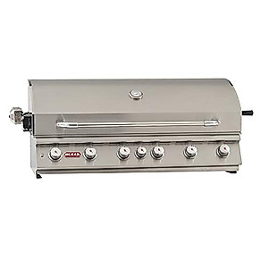 Bull Outdoor Products 62649 Diablo 6 Burner Grill Head, Natural Gas