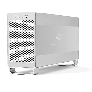 OWC Mercury Elite Pro 2 Bay RAID Enclosure with USB 3.2 for Dual 3.5 inch HDD's, External Hard Drive Enclosure for MAC and PC