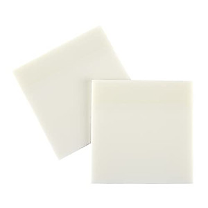 Office Depot® Brand Translucent Sticky Notes, With Storage Tray, 3" x 3", Clear, 50 Notes Per Pad, Pack Of 12 Pads