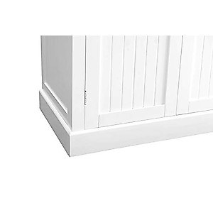 2L Lifestyle Ashlyn Cabinet White Finish, Large