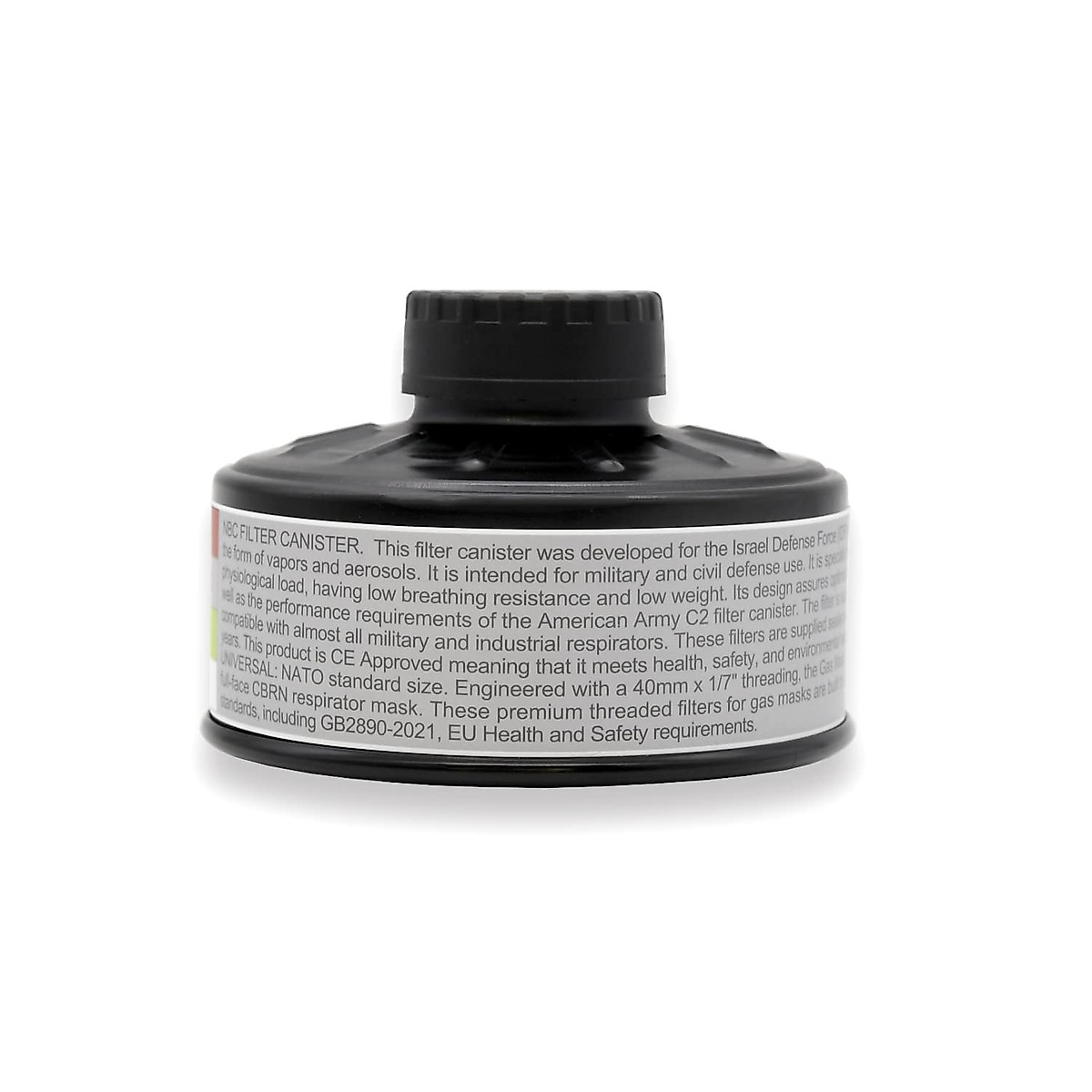 Gas Mask Filter NATO Specifications NBC for 40mm Gas Masks Filter with Long Shelf Life. 10 Years