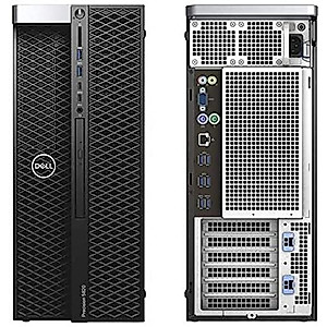 PCSP Precision 5820 Tower Workstation, Intel Xeon W-2133 up to 3.9GHz (6-Cores), 64GB RAM, 512GB M.2 NVMe PCIe SSD + 2TB HDD, M4000 8GB, 4x Display Ports (supports 4K), Windows 11 Pro 64-bit (Renewed)