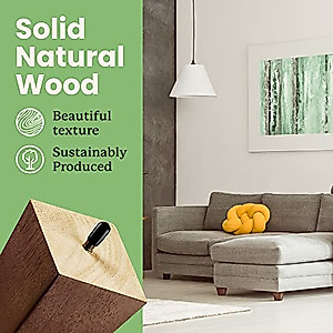 Tarox 5 Inch Wood Furniture Legs Set of 4 | Couch Legs | Chair Legs Replacement Legs Furniture | Sofa Legs Set of 4 Sofa feet | Wooden Furniture feet | Bed Legs | Couch feet Leg | Patas para muebles