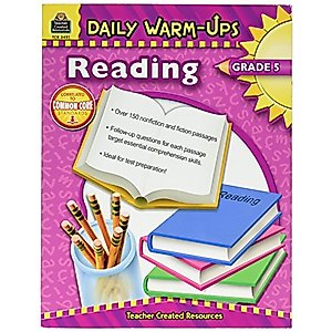 Teacher Created Resources Daily Warm-Ups: Reading Book, Grade 5
