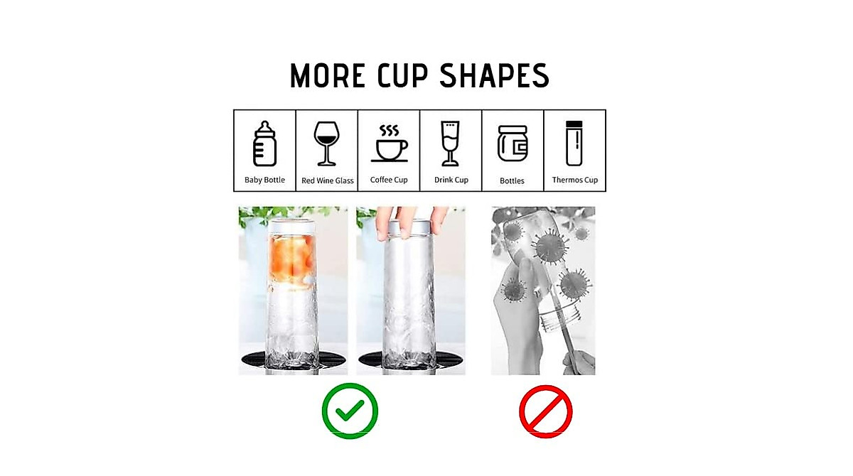 EME Stainless Steel Cup Rinser - Effortless Cleaning Tool
