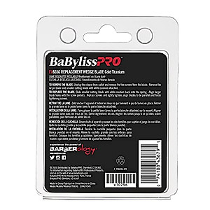 BaBylissPRO BaBylissPRO Barberology Gold Wedge Replacement Blade, 1 ct.