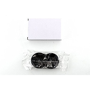 2-Pack Universal Typewriter Ribbon - 1/2" Black and Red Typewriter Ribbon with 2" Spools - Fits most Vintage Typewriters including Royal, Brother, Remington, Underwood, Smith-Corona, Olympia, and More