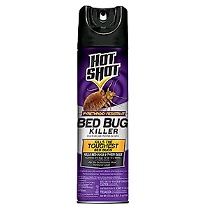Hot Shot Bed Bug Killer Aerosol, Bed Bug Treatment, 17.5 oz