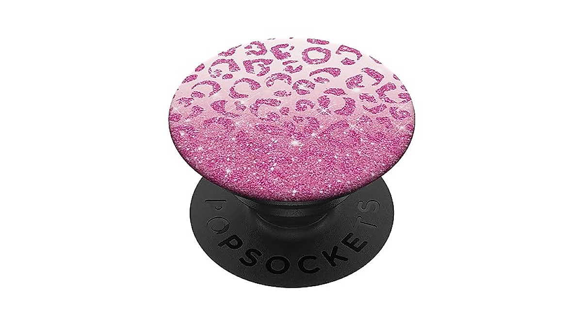 Pink Leopard Print - Pink Cheetah Print for Women & Girls PopSockets Swappable PopGrip — 🛍️ The ...