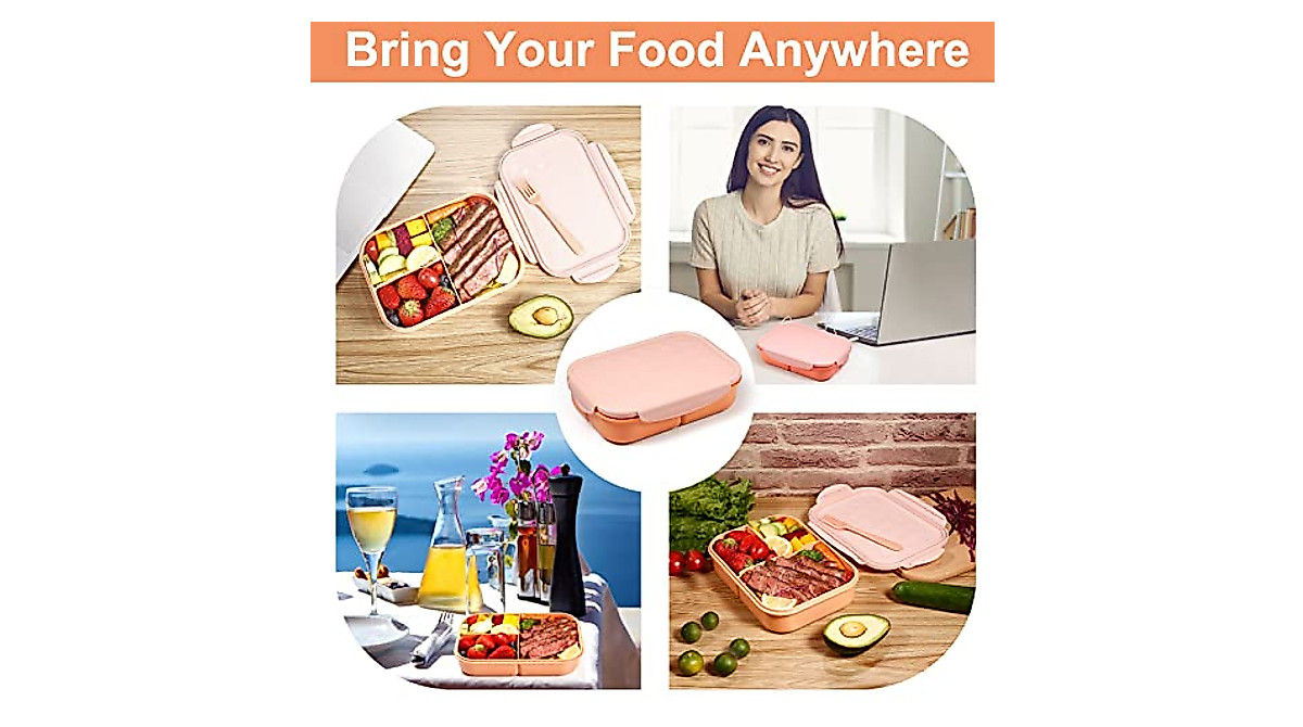 Jeopace Bento Box - Perfect Lunch Organizer for Adults & Kids