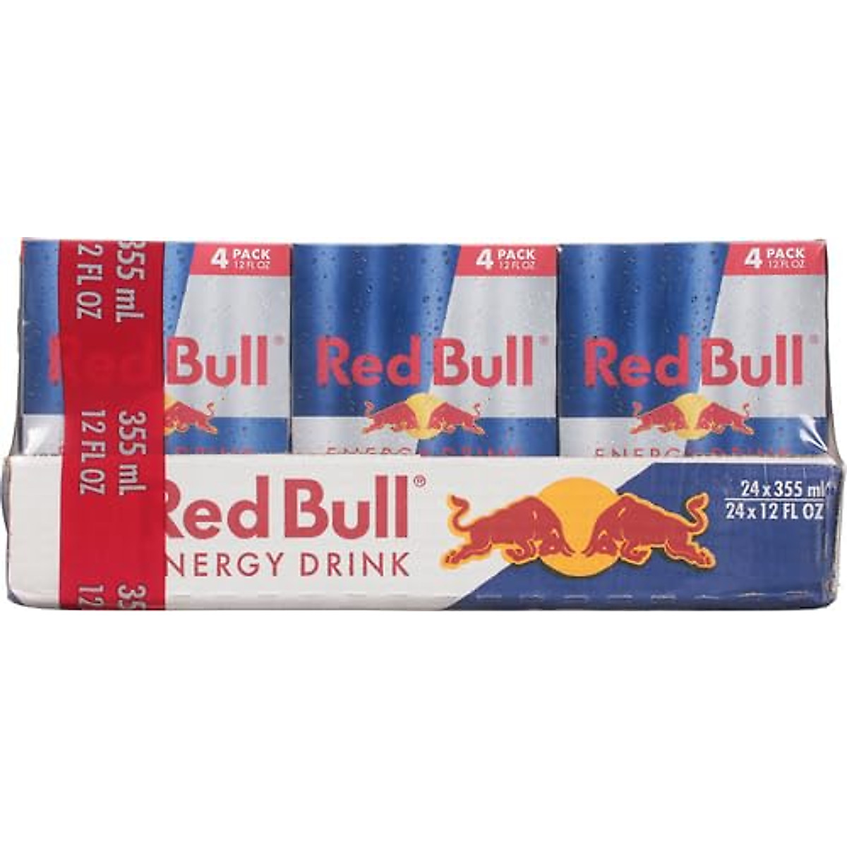 Red Bull Energy Drink, 12 Fl Oz, 24 Cans (6 Packs of 4)