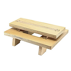 Teak Tuning Picnic Table Ramp, 7.5" Long, 5.5" Wide, 2.75" Tall
