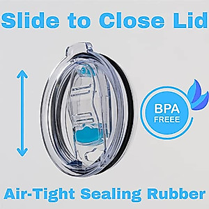 Be Burgundy Personalized Tumbler with Engraved Name - 12 Designs, 20 Oz Coffee Tumbler with Slider Lid, Teal, Double Wall Insulated Tumbler- Gift for Women, Mom, Personalized Gifts for Women