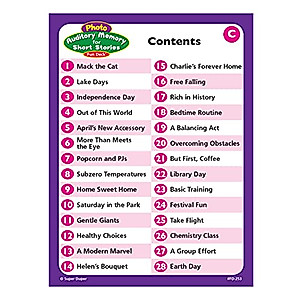 Super Duper Publications | Photo Auditory Memory for Short Stories Fun Deck Flash Cards | Educational Learning Resource for Children