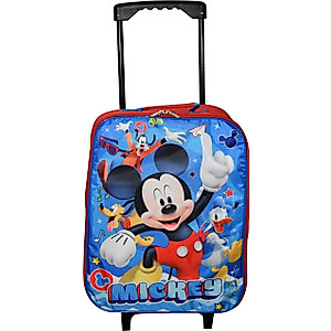 Junior Mickey And The Roadster Racers 15" Collapsible Wheeled Pilot Case