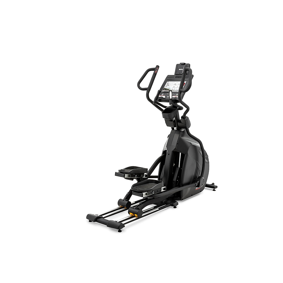 New 2023 Elliptical Exercise Machine by Sole Fitness, Home Workout Equipment for Cardio, Running, and Walking, Adjustable Stride Length, 13.3" Touch Screen, Bluetooth, and Tablet Holder (Sole E95S)