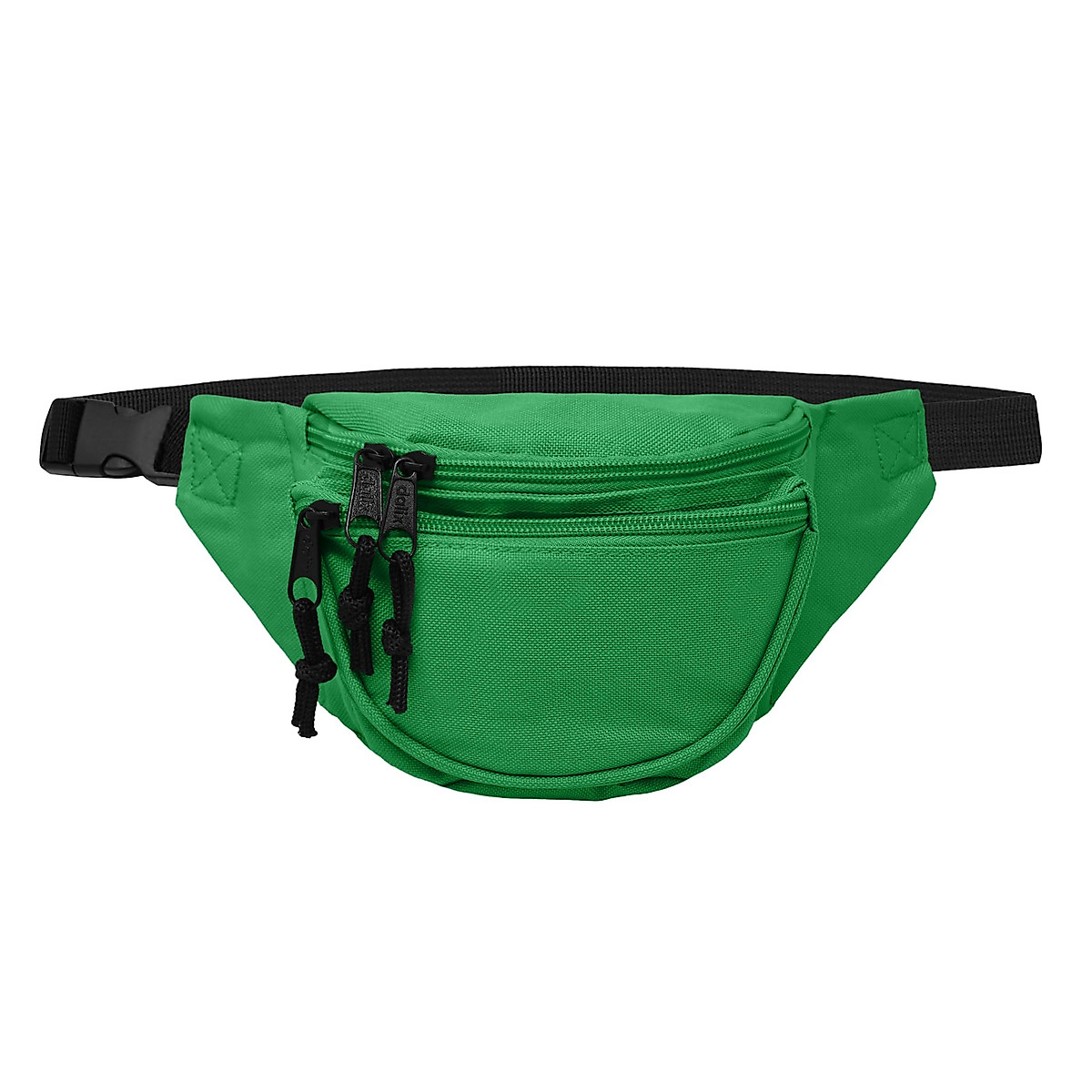 DALIX Fanny Pack w/ 3 Pockets Traveling Concealment Pouch Airport Money Bag (Green)