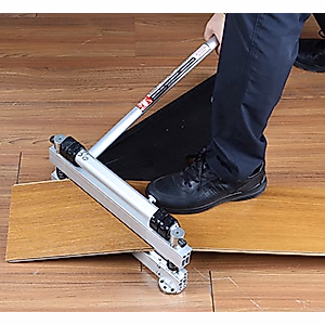 CUTTEREX 13" Professional Laminate Floor Cutter, Vinyl Floor Cutter for VCT, LVT, SPC, PVC, LVP, WPC, Rubber Floor and Rigid Core Vinyl Plank, with Knee Pads