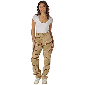 Rothco Camo Tactical BDU Pants - Timeless Style for Ultimate Performance, Tri-Color Desert Camo, L