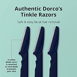 DORCO Line-Up Razor - The Ultimate Men's Grooming Tool for a Smooth and Refined Look (3 blades) Good for Valentine Gift