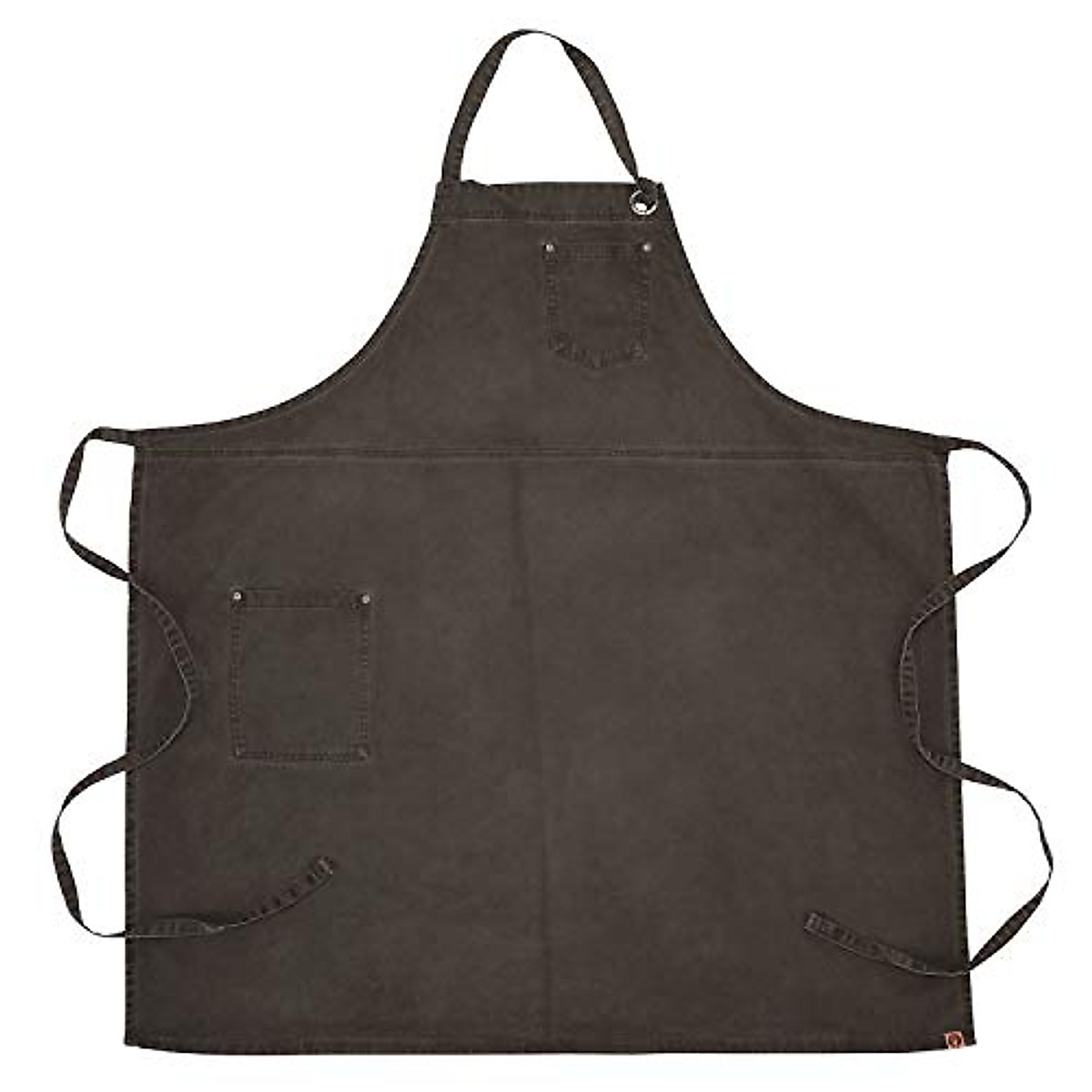 Chef Works Unisex Dorset Chefs Bib Apron, Pewter, One Size