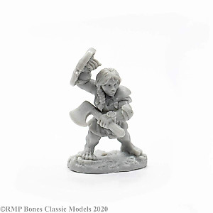 Dannin Deepaxe Female Dwarf Miniature 25mm Heroic Scale Figure Dark Heaven Bones Reaper