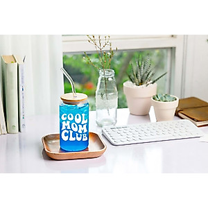 NewEleven Christmas Gifts For Mom - Birthday Gifts For Mom From Daughter, Son, Kids – Unique Birthday Present Ideas For Mom, New Mom, Mom To Be, Wife From Daughter, Son, Husband - 16 Oz Coffee Glass